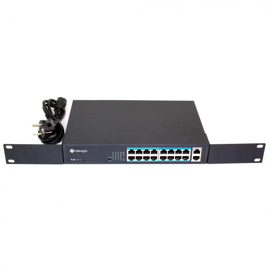 Milesight Industrial PoE Switch 200W | Getic